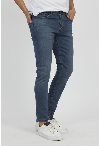 Serseri Jeans Slim Fit Erkek Mavi Renk Klasik Pantolon Serseri Jeans Slim Fit Erkek Mavi Renk Klasik Pantolon