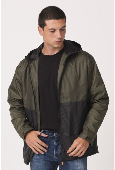 Electra Electra Yarım Renkli Fermuarlı Yagmurluk