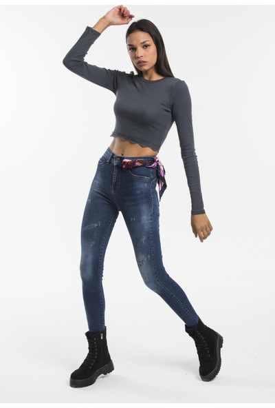 Oronero Mavi Double Paça Slim Fit Denim Pantolon Oronero Mavi Double Paça Slim Fit Denim Pantolon