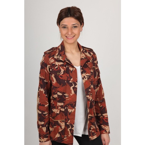 Barbour Mercia Casual Jacket OR51 Orange Camo Fiyatı