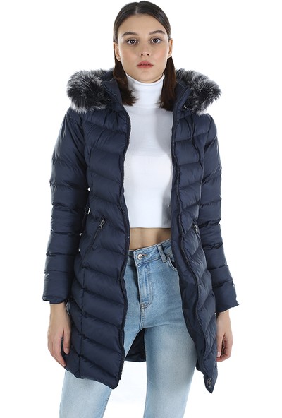 Brendon Kadın Uzun Mont 512 Lacivert/navy 20W32000512 Brendon Kadın Uzun Mont 512 Lacivert/navy 20W32000512