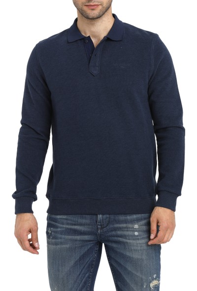 Lee Cooper Blend 4 Erkek Polo Yaka Sweatshirt Lee Cooper Blend 4 Erkek Polo Yaka Sweatshirt
