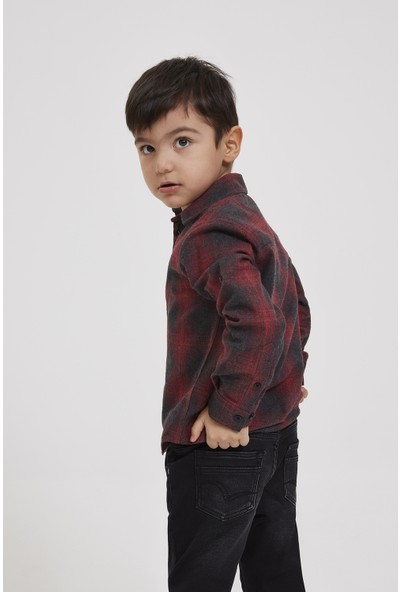 Lee Cooper Feoras Erkek Çocuk Ekose Uzun Kol Gömlek