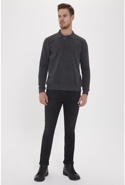 Lee Cooper Newblend Erkek Polo Yaka Sweatshirt Lee Cooper Newblend Erkek Polo Yaka Sweatshirt