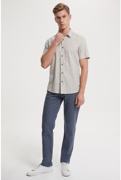 Lee Cooper Ricky Nd 2 Gri Mavi Chino Pantolon Lee Cooper Ricky Nd 2 Gri Mavi Chino Pantolon