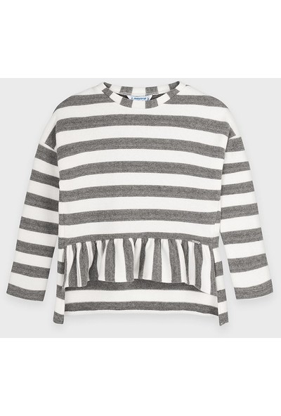 Mayoral Kız Çocuk Pamuk Çizgi Detaylı Kazak 4403 Mayoral Kız Çocuk Pamuk Çizgi Detaylı Kazak 4403