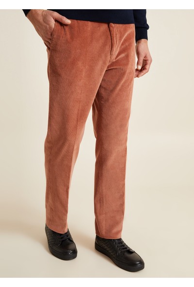 Bisse Regular Fit 4 Cep Kadife Pantolon