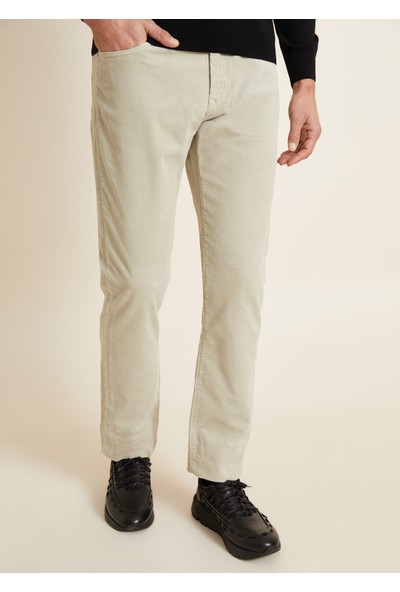 Bisse Regular Fit 5 Cep Kadife Pantolon
