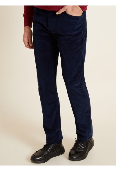 Bisse Regular Fit 5 Cep Kadife Pantolon
