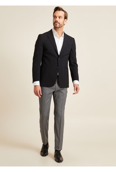 Bisse Regular Fit 6 Drop Platinum Blazer Ceket Bisse Regular Fit 6 Drop Platinum Blazer Ceket