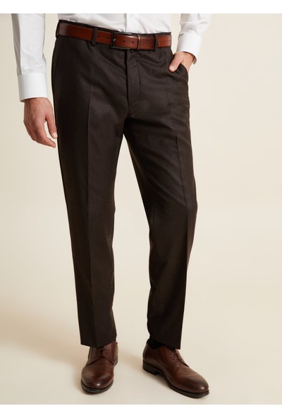 Bisse Regular Fit Platinum Düz Klasik Pantolon