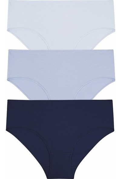 Suwen 3'lü Paket Yüksek Bel Slip Külot