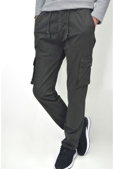 Ds Danlıspor Erkek Beli Lastikli Likralı Kargo Cep Pantolon 20109