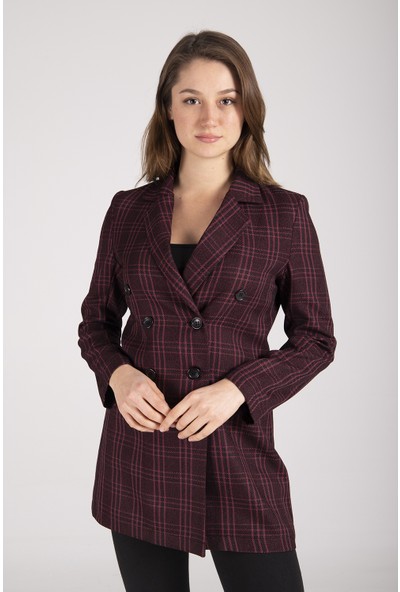 Ardanewline Kadın Bordo Ceket 01051011.04