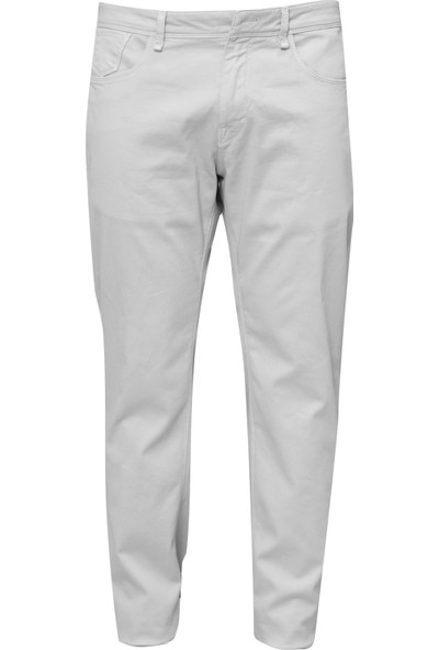 Lufian Aftel Smart Chino Pantolon Slim Fit Açık Gri