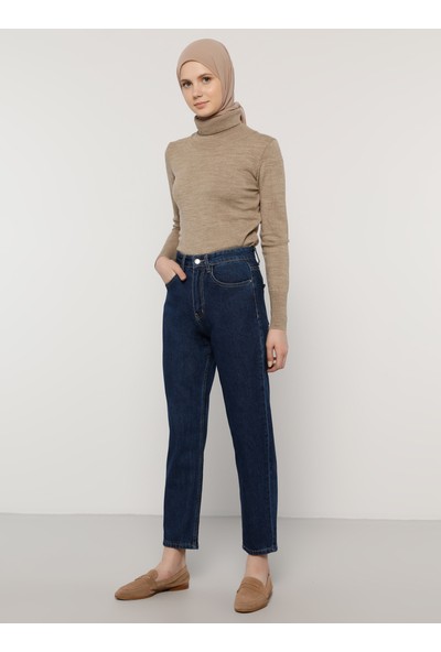 Benin Doğal Kumaşlı Kot Pantolon Lacivert Benin Doğal Kumaşlı Kot Pantolon Lacivert