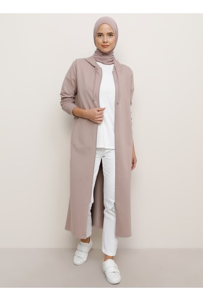 Everyday Basic Fermuarlı Spor Kap Vizon Everyday Basic Fermuarlı Spor Kap Vizon