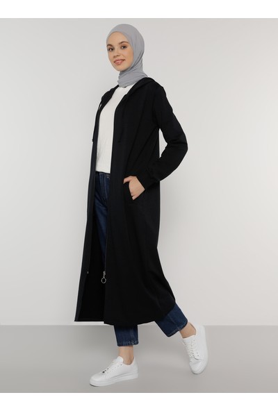 Everyday Basic Fermuarlı Spor Kap Lacivert