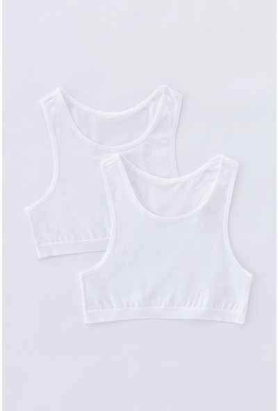 Penti Beyaz Teen W Basic 2li Spor Atlet Penti Beyaz Teen W Basic 2li Spor Atlet