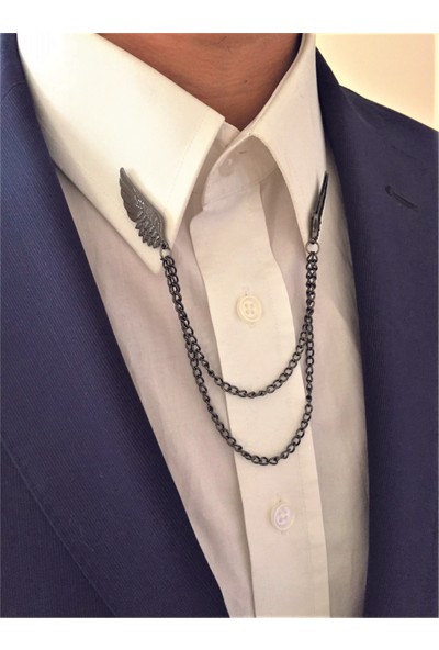 Tezgah İstanbul Kanat Gömlek Yaka İğnesi