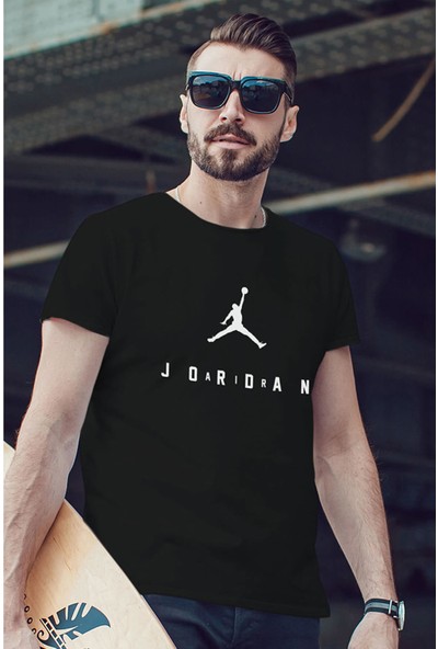 Tonny Mood Air Jordan 10 Siyah Nba Erkek T-Shirt