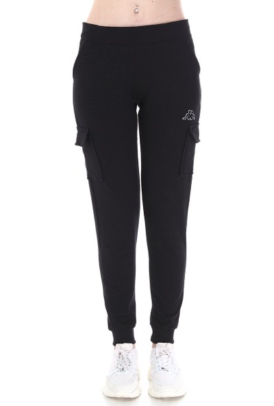 Kappa Kadın Cargo Sw-Pantolon Zabu Siyah