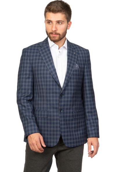 White Stone Carlisle Slim Fit 4 Drop Tek Ceket Desenli White Stone Carlisle Slim Fit 4 Drop Tek Ceket Desenli