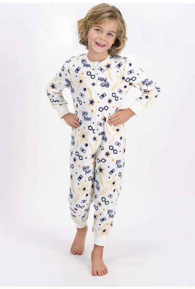 RolyPoly Harry Potter Erkek Çocuk Polar Tulum Vanılya