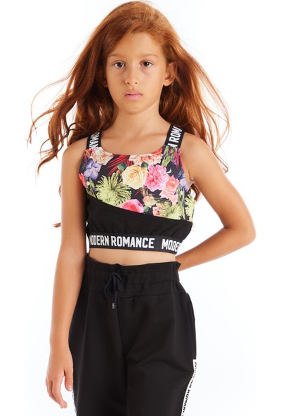 Colorinas Modern Romance Çiçek Desenli Crop Üst 5 Yaş Colorinas Modern Romance Çiçek Desenli Crop Üst 5 Yaş