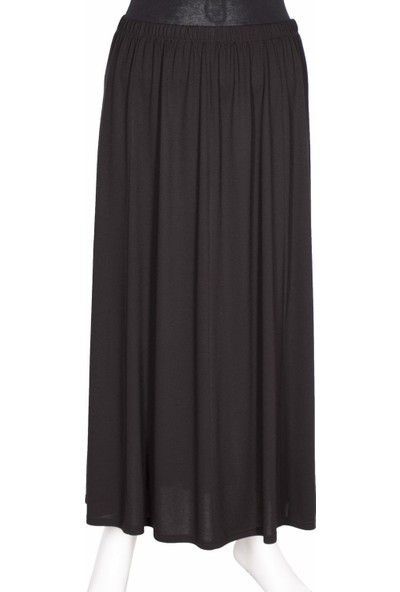 Hesna Hesna, Ayfer Parçalı Penye Battal Siyah Etek Hesna Hesna, Ayfer Parçalı Penye Battal Siyah Etek