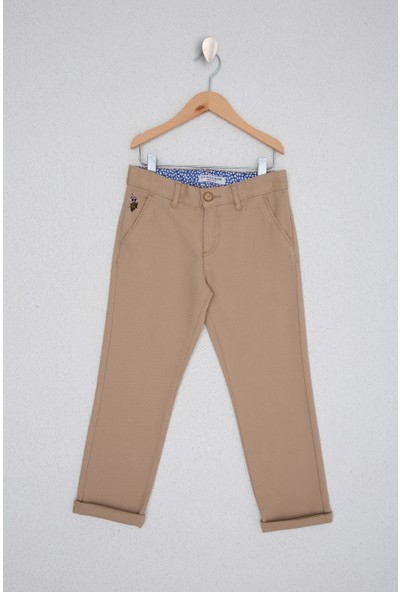 U.S. Polo Assn. Erkek Çocuk Beyaz Chinos 50218311-Vr085
