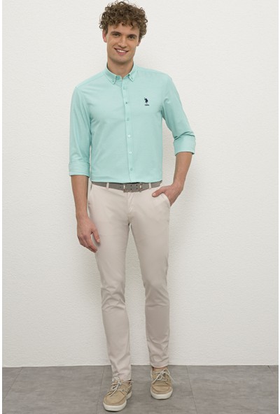 U.S. Polo Assn. Erkek Gri Chinos 50199142-VR049