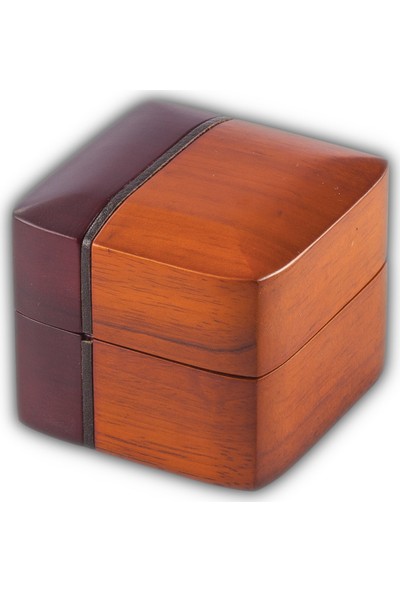 Entina Safran Ahşap Yüzük Kutusu Entina Safran Ahşap Yüzük Kutusu