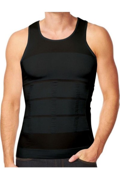 Form Angel Slim'n Lift Erkek Göbek Korse Atlet Siyah
