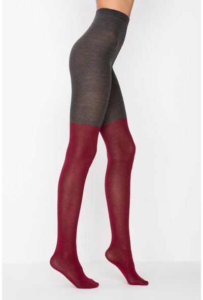 Penti Kadın Şarap Block Külotlu Çorap