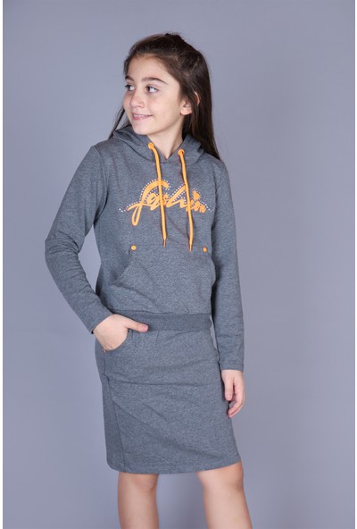 Toontoy Kız Çocuk Fashion Etekli Takım