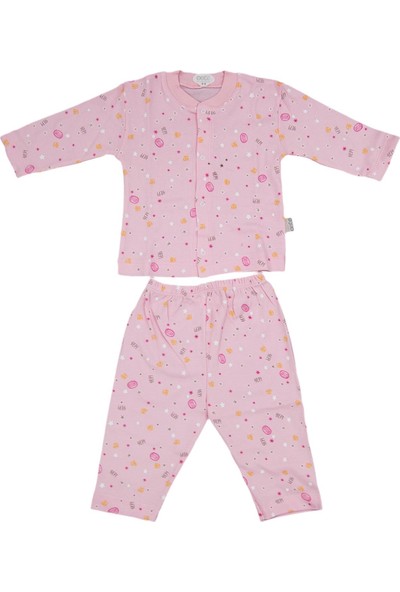 Sebi Bebe Hello Bebek Pijama Takımı 2321 Pembe 6 - 9 Ay Sebi Bebe Hello Bebek Pijama Takımı 2321 Pembe 6 - 9 Ay
