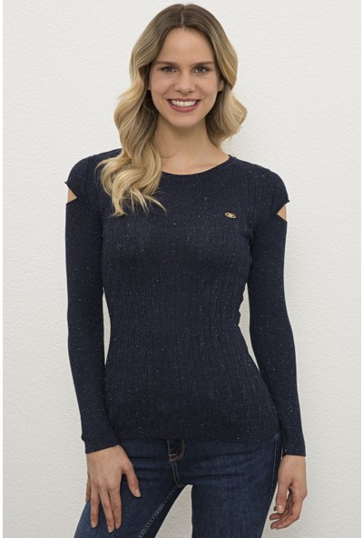 U.S. Polo Assn. Kırmızı Triko Kazak 50228174-VR014