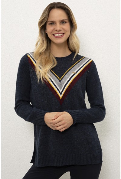 U.S. Polo Assn. Lacivert Triko Kazak 50225357-VR033