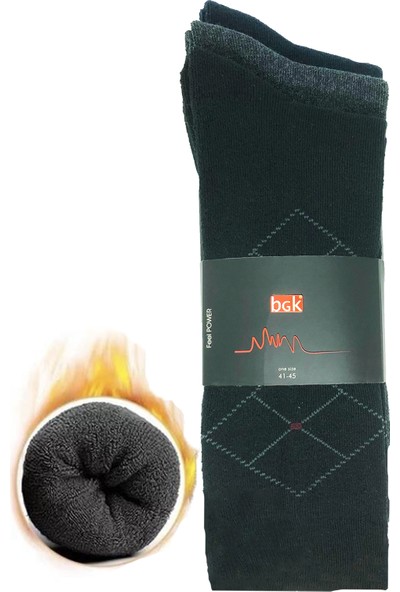 Bgk Erkek 3'lü Kışlık Termal Çorap Yıkamalı Pamuklu Bgk Erkek 3'lü Kışlık Termal Çorap Yıkamalı Pamuklu