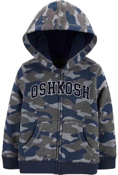 Oshkosh Kamuflaj Desenli Çocuk Eşofman Üstü 2I978010 Oshkosh Kamuflaj Desenli Çocuk Eşofman Üstü 2I978010