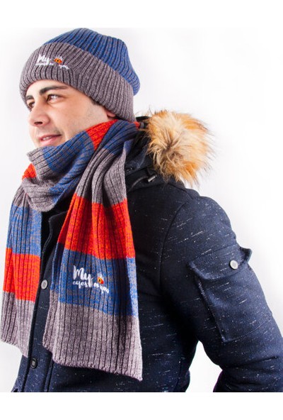 Biggdesign Gözüm Sende Erkek Atkı Bere Takımı