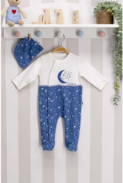 U.s. Polo Assn Lisanslı Indigo Bebek Tulum Takım U.s. Polo Assn Lisanslı Indigo Bebek Tulum Takım