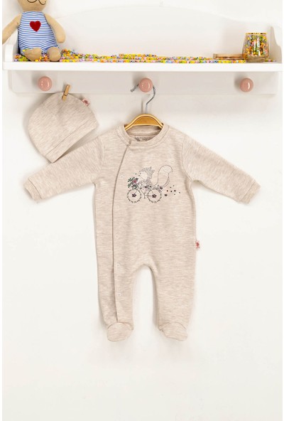 U.s. Polo Assn Lisanslı Kremmelanj Bebek Tulum