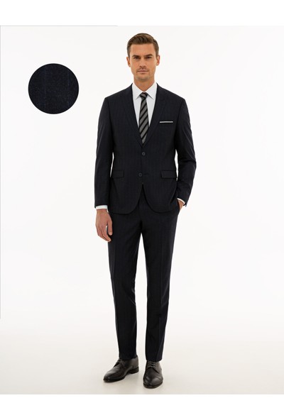 Pierre Cardin Lacivert Slim Fit Takım Elbise 50230913-VR033