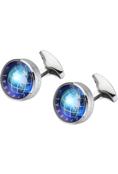 Omark Cotton Love Eternal Earth Silver Kol Düğmesi