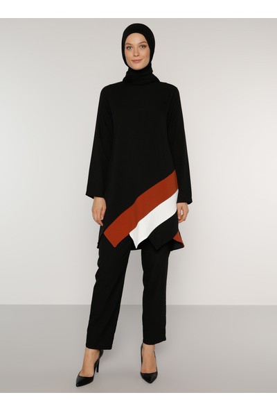 Tavin Tunik Pantolon İkili Takım Siyah