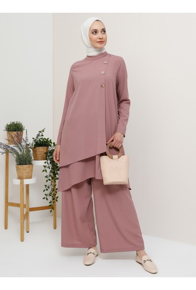 Tavin Tunik Pantolon İkili Takım Gül Kurusu