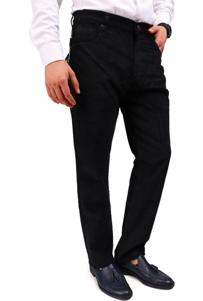 Daniel Voi Kadife Siyah Erkek Regular Fit Pantolon Daniel Voi Kadife Siyah Erkek Regular Fit Pantolon