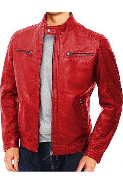 Laverapelle Erkek Kırmızı Deri Ceket (1501394) Laverapelle Erkek Kırmızı Deri Ceket (1501394)